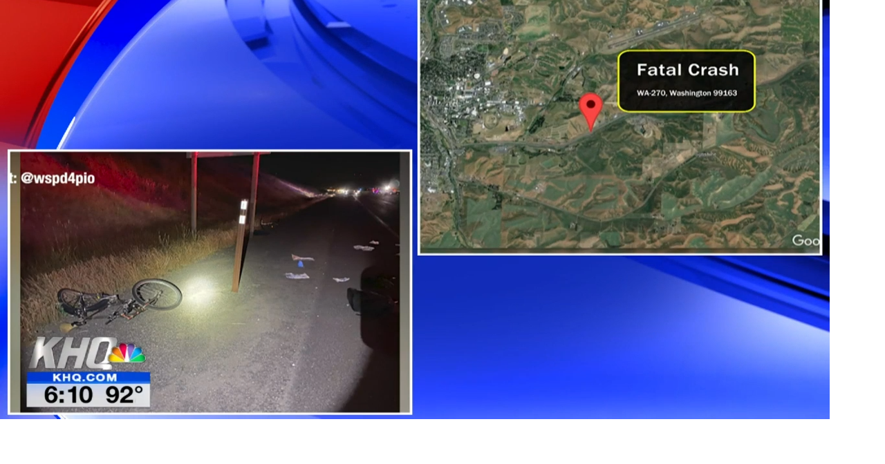 WSP troopers investigating fatal crash involving bicyclist near Pullman ...