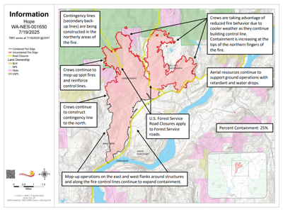 Hope Fire and Blackhawk Fire in Stevens County: Local teams take over ...