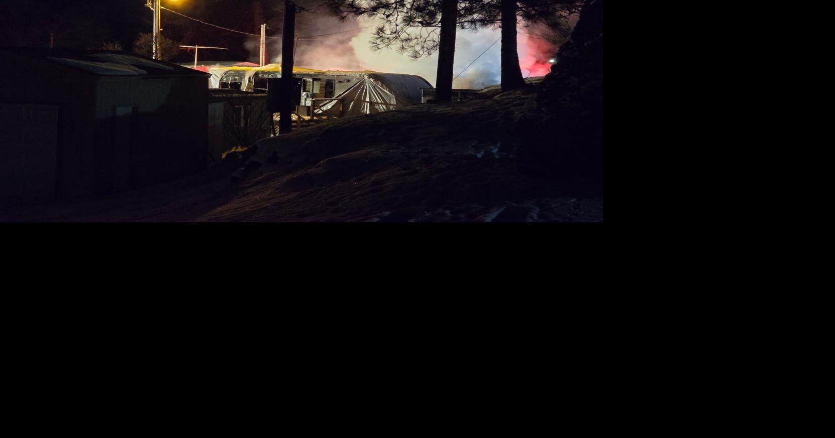 Firefighters battle RV park fire near Badger Lake in Cheney | Spokane ...