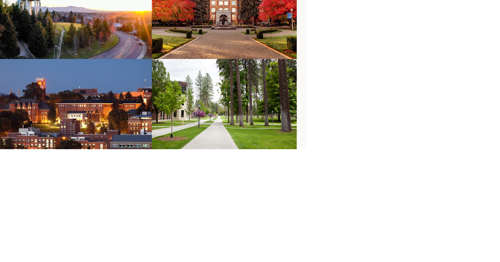 Gonzaga, Washington State, University of Idaho and Whitworth University ...