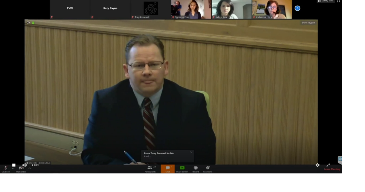 WATCH: State Superintendent of Public Instruction Chris Reykdal ...