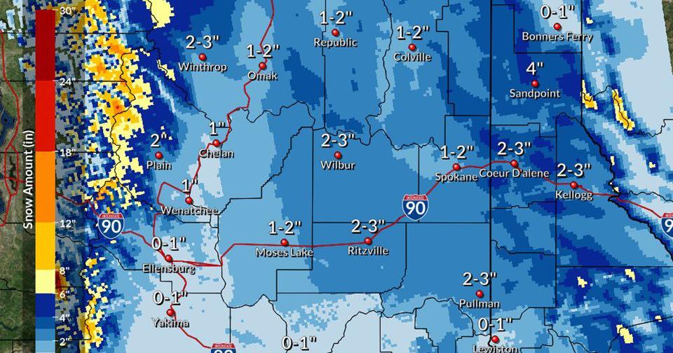 WEATHER AUTHORITY ALERT: Spokane area expecting big snow storm ...