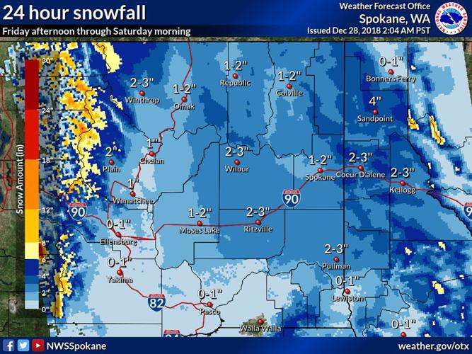 WEATHER AUTHORITY ALERT: Spokane area expecting big snow storm ...