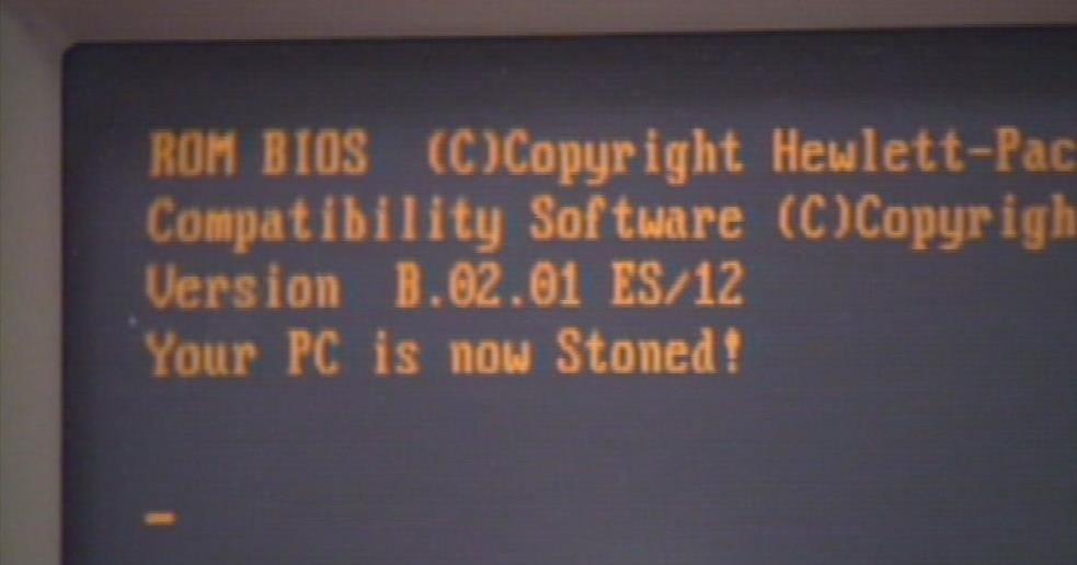 THROWBACK THURSDAY: Computer virus in 1990 says, 'Your PC is stoned ...