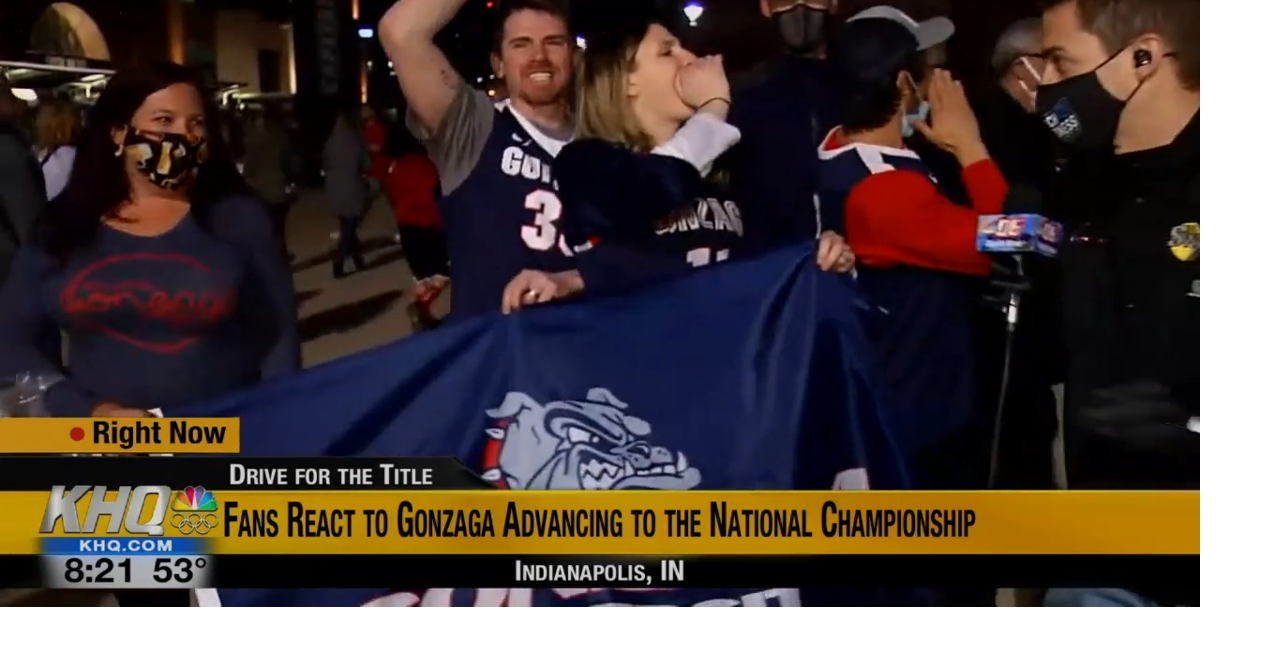 Students celebrate Zags HUGE win! | Spokane Sports News | khq.com