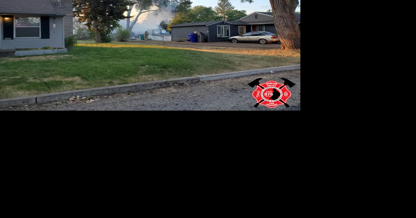 Spokane Valley firefighters take down early morning shop fire | Spokane ...