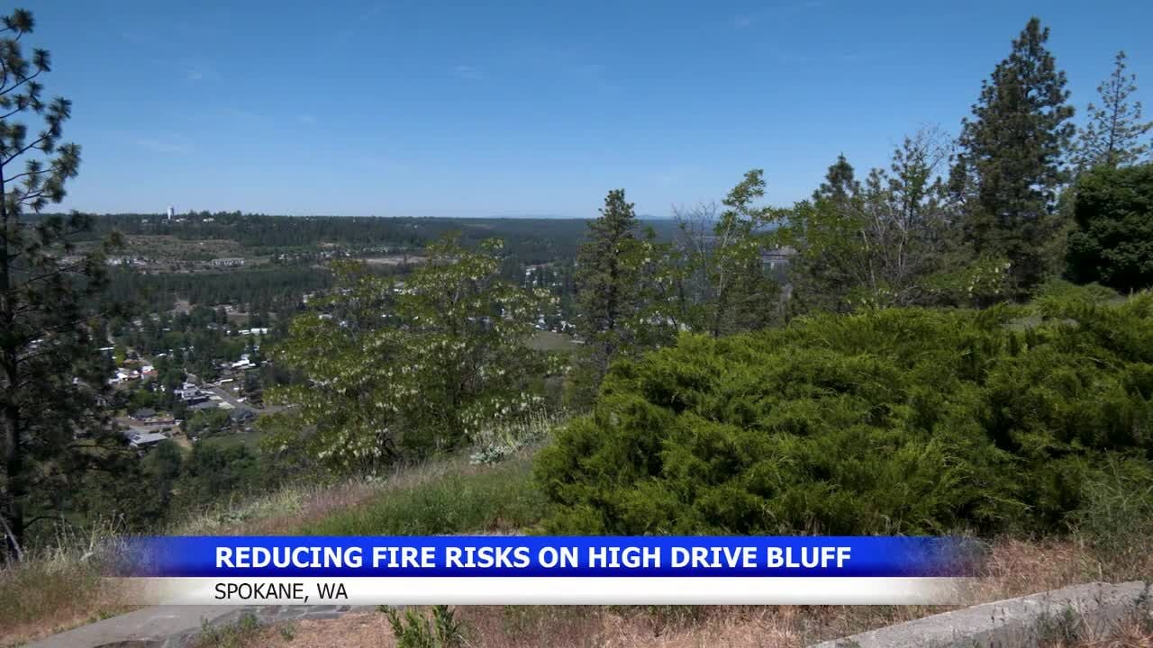 High Drive at South Bernard closed due to spot fires in Spokane ...