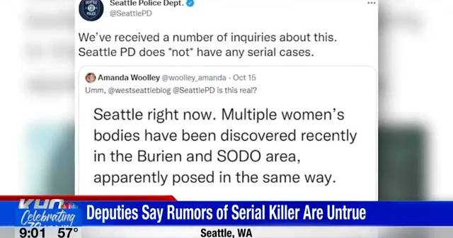 Police: No suspected serial killer in King County | Spokane News | khq.com