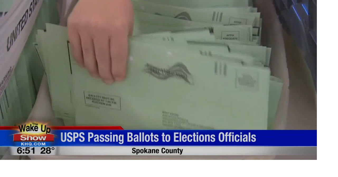 Spokane County Auditor meets with USPS Spokane to collect ballots ...