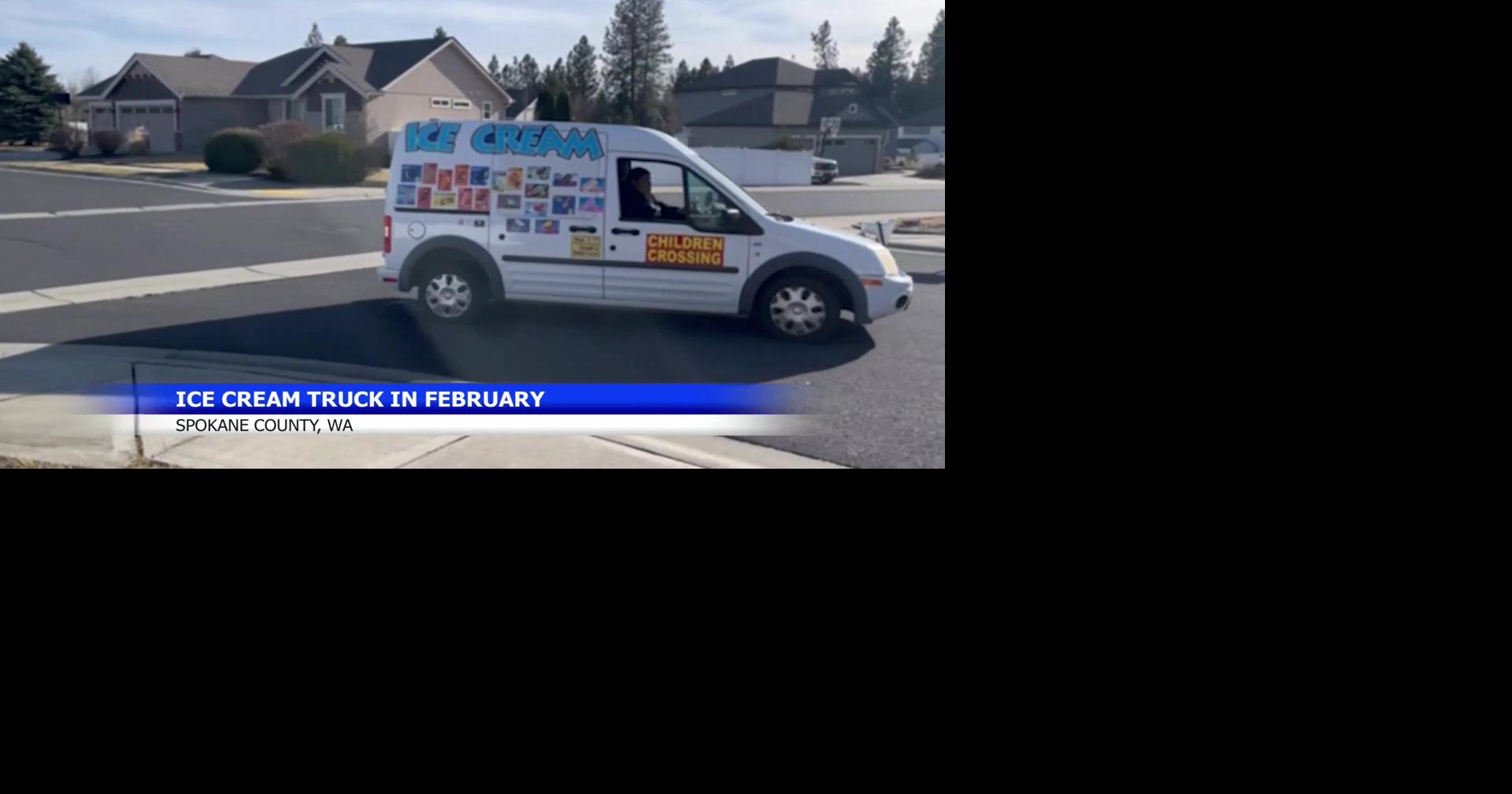 Ice cream truck spotted in Spokane neighborhood despite winter chill ...