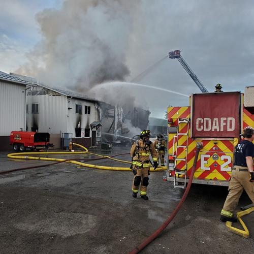 Coeur d'Alene police building burns down in early morning fire ...