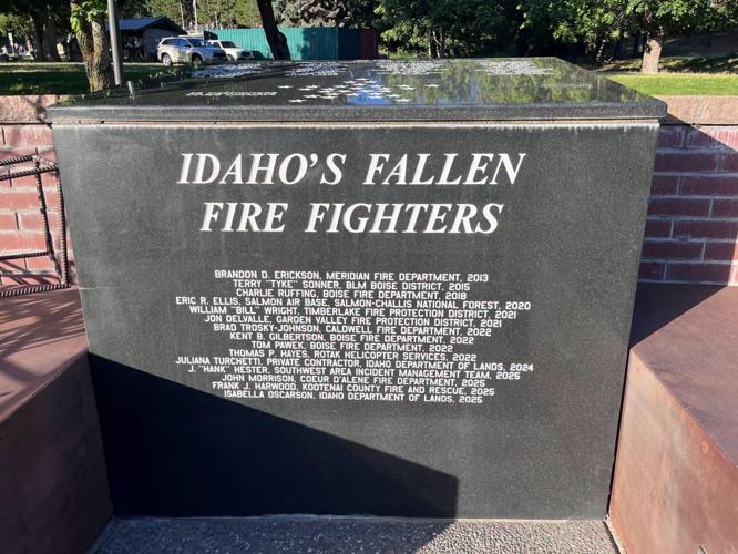 Firefighters killed in Canfield Mountain ambush honored at Heroes Plaza ...