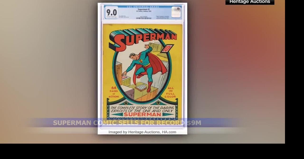 Superman comic book sets auction record in California | National | khq.com