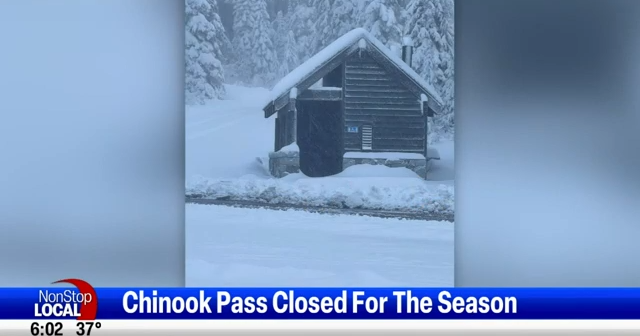 Chinook Pass closed for the season | Spokane News | khq.com
