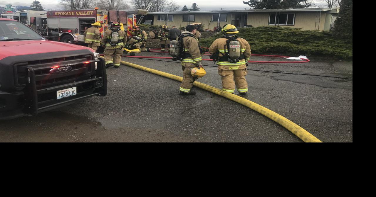 Spokane Valley Firefighters respond to structure fire on Bridgeport ...