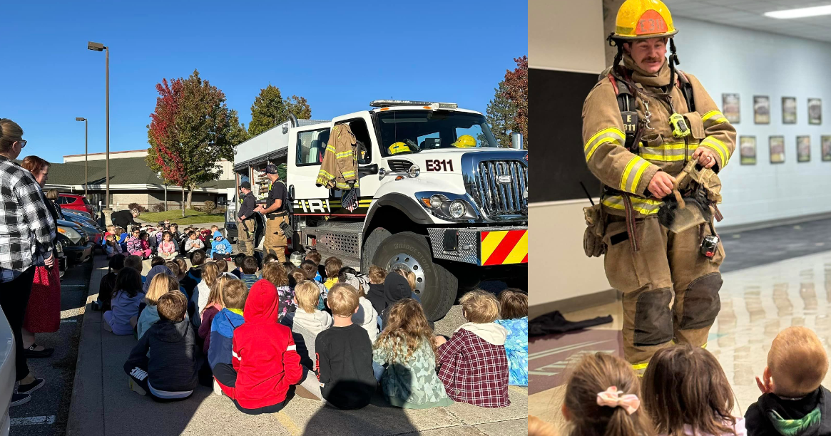 Spokane County Fire District #3 shares fire safety tips with elementary ...