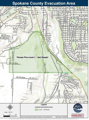 Thorpe Fire near Latah Valley extinguished, evacuations lifted ...