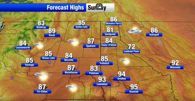 Stormy Saturday night across western and central WA, calmer and warm on ...