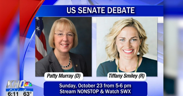 KHQ to stream Senate debate between Patty Murray and Tiffany Smiley ...