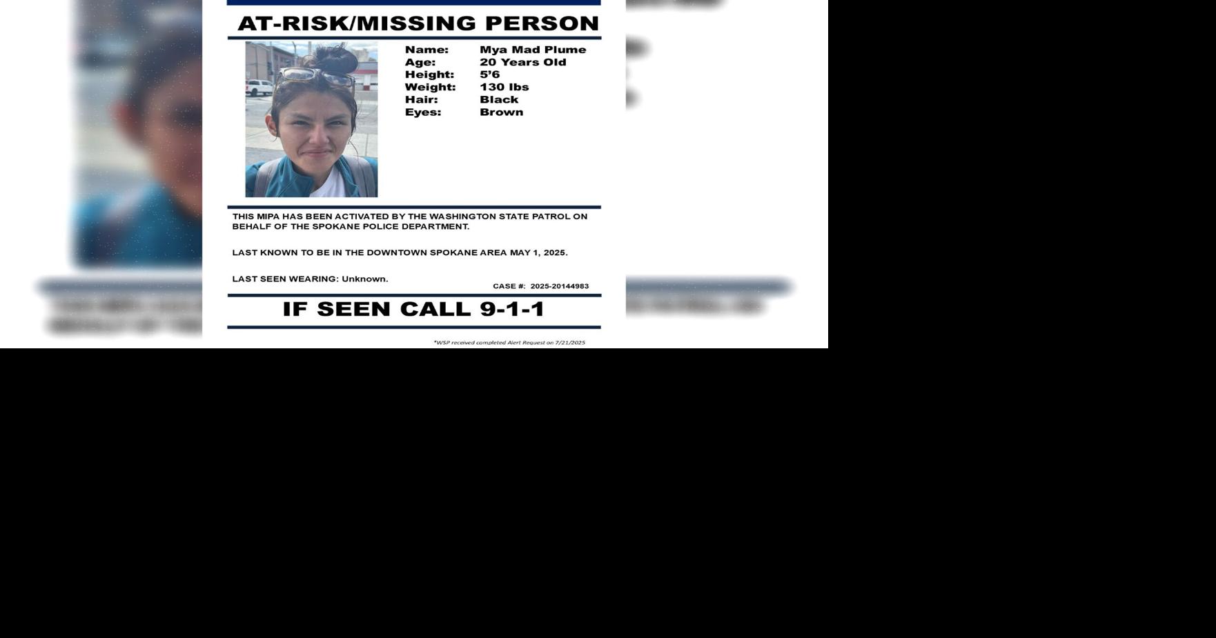 Missing indigenous person alert issued for Spokane woman | Spokane News | khq.com