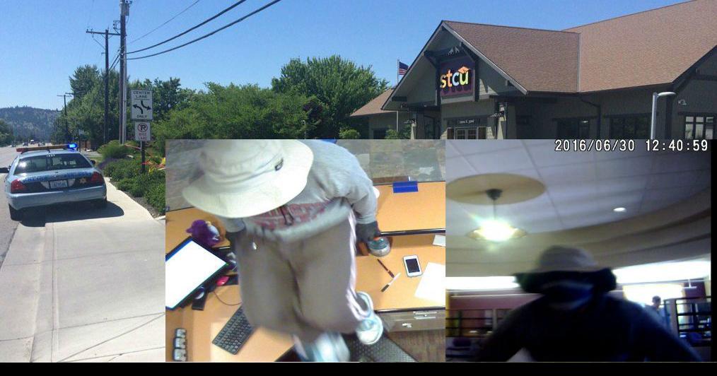Armed bank robbery in Spokane Valley STCU; Suspect shot by bank ...