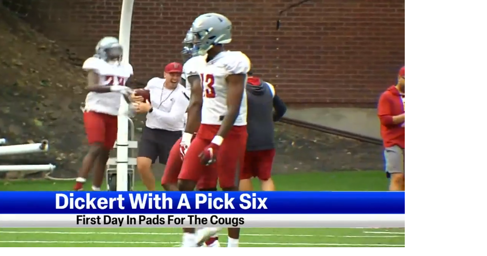 WSU football coach makes top play at first Cougs practice | Spokane ...