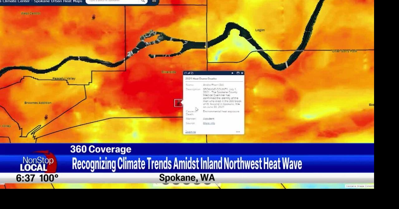 360 Coverage: Gonzaga's heat map helps people keep safe in heat wave ...