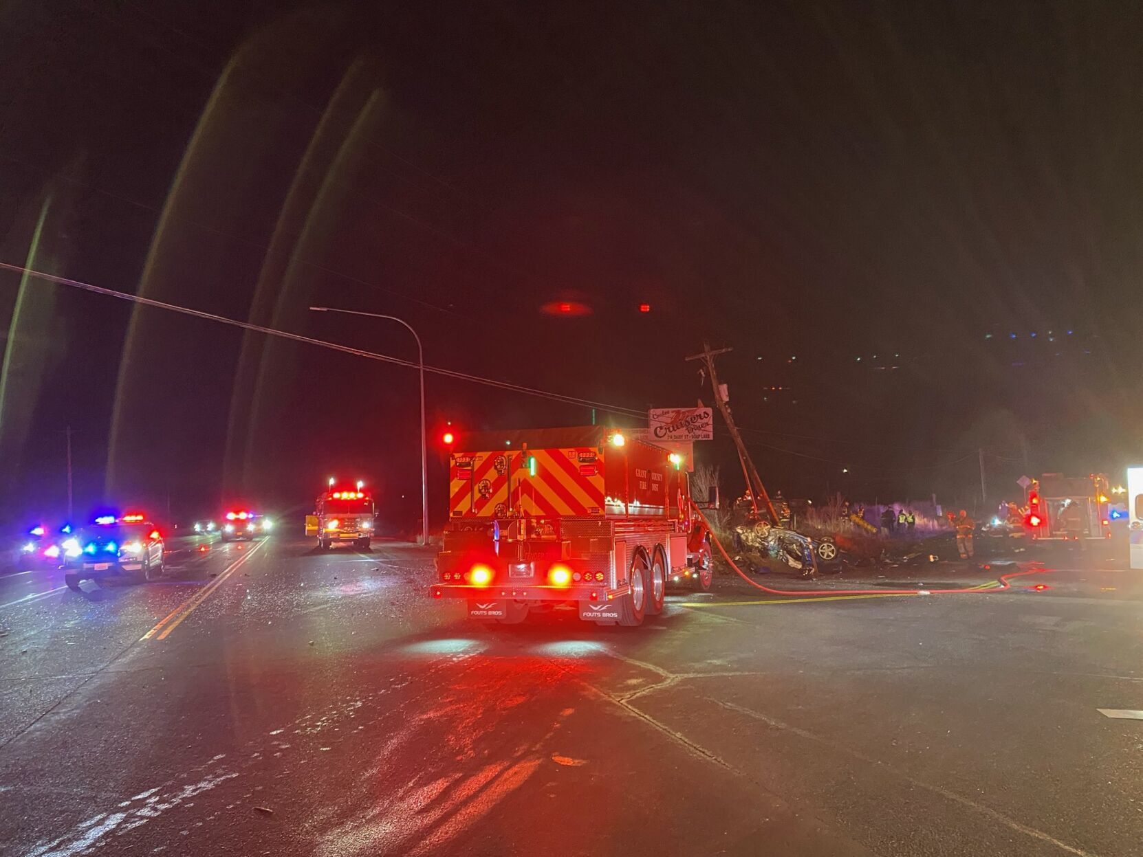 Soap Lake crash leaves woman dead after driver runs stop sign | Spokane ...