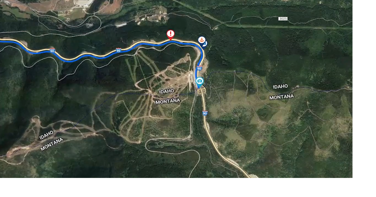 All lanes reopened after crash on I-90 near Atlas Mine Road | Spokane ...