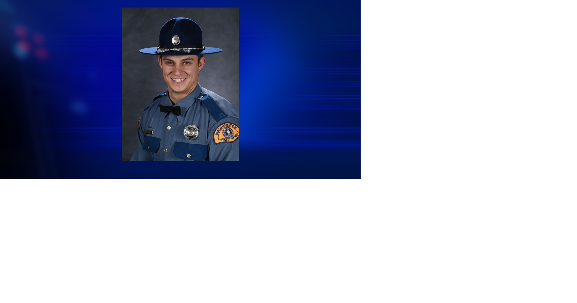 Washington State Patrol post remembrance for fallen state trooper ...