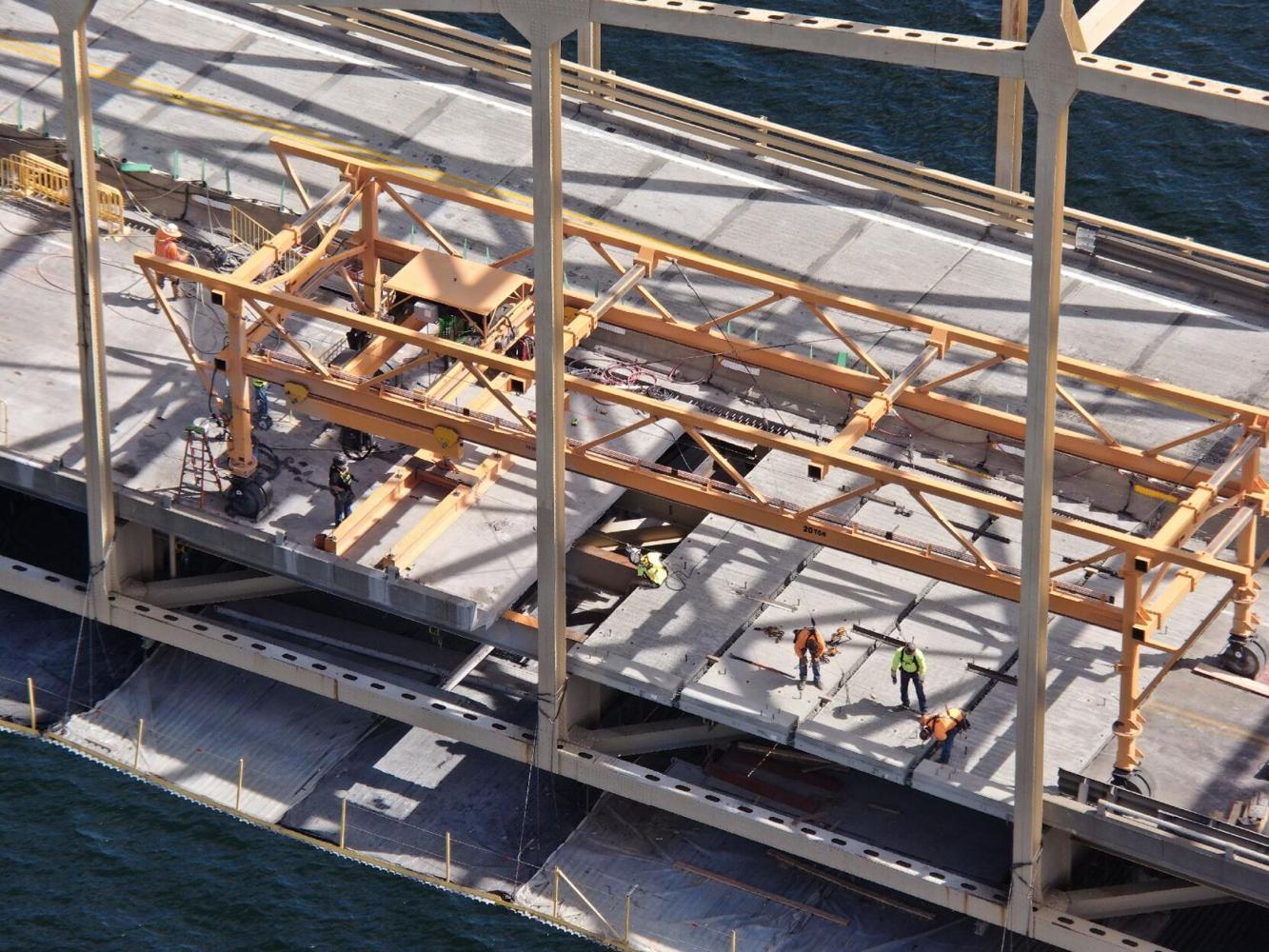 Crews making progress on I-90 Vantage Bridge repairs; DOT shares update ...