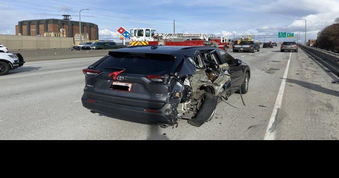 Crash blocks I-90 eastbound | Spokane News | khq.com