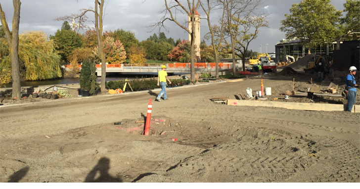Spokane's Riverfront Park ice ribbon in final completion stages ...