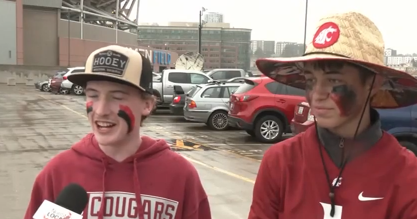 Cougar fans thrilled with game victory | Spokane News | khq.com