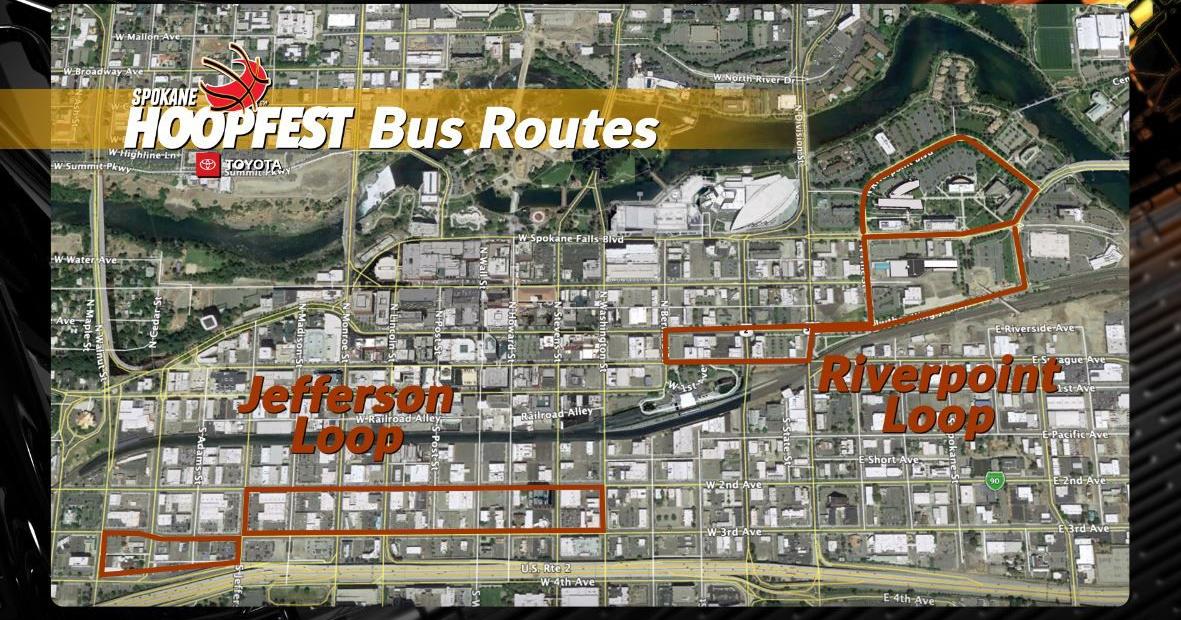 Hoopfest road closures and shuttle routes | Spokane News | khq.com