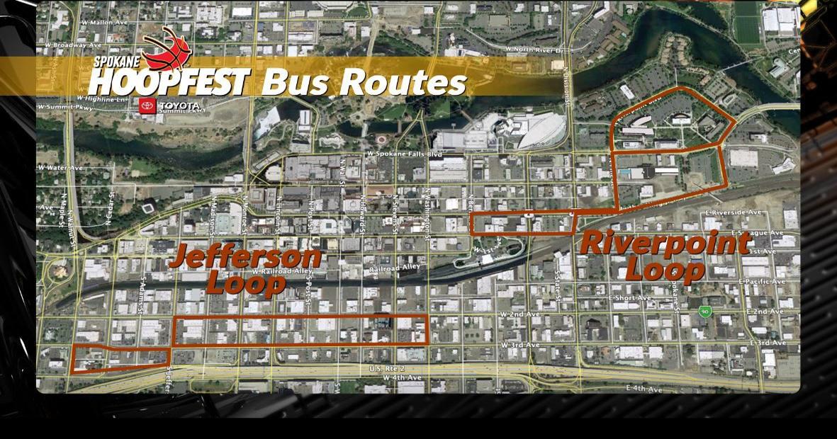 Hoopfest road closures and shuttle routes | Spokane News | khq.com