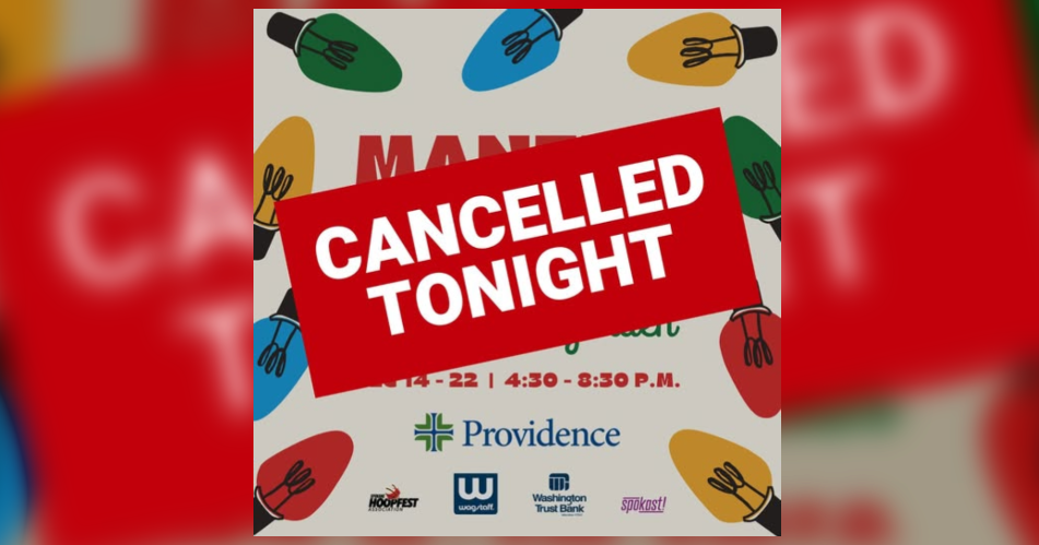 Manito Holiday Lights cancelled Wednesday due to high winds | Spokane ...