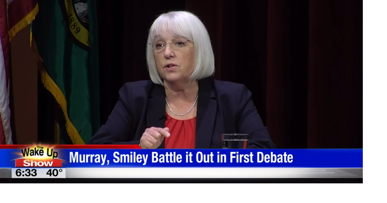 Murray, Smiley battle it out in first debate | News | khq.com