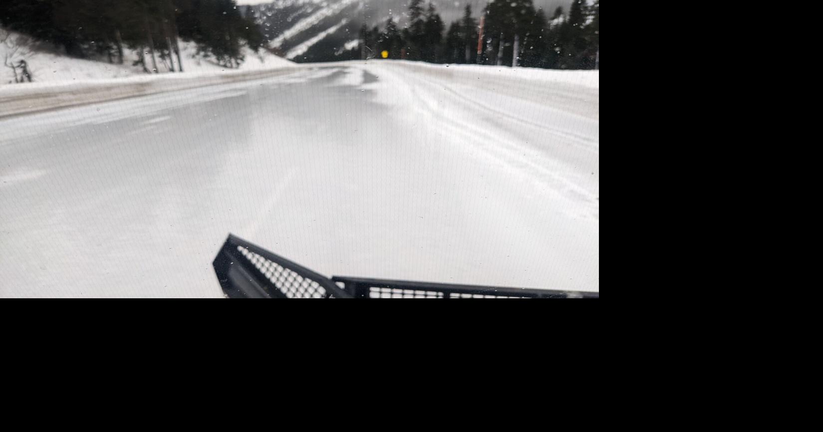 Freezing rain coats roadways in solid ice, crews work to keep cross ...