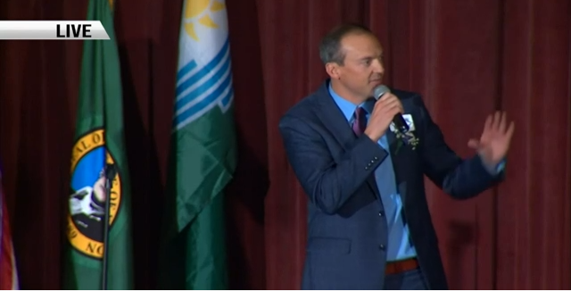 Marcus Riccelli speaks about early voting results in race for ...