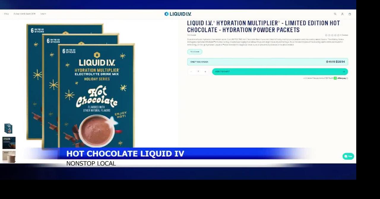 Liquid IV launching hot chocolate-themed electrolyte mix | National ...