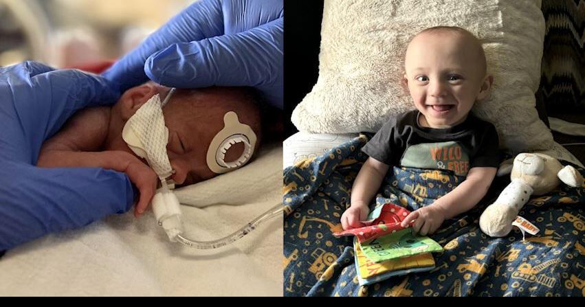 Miracle baby defies all odds after being born over 4 months early ...