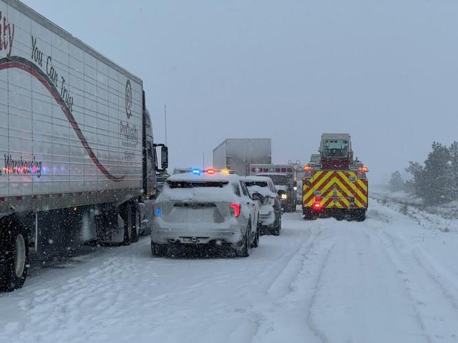 Eastbound I-90 open after several crashes led to 7-mile backup near ...