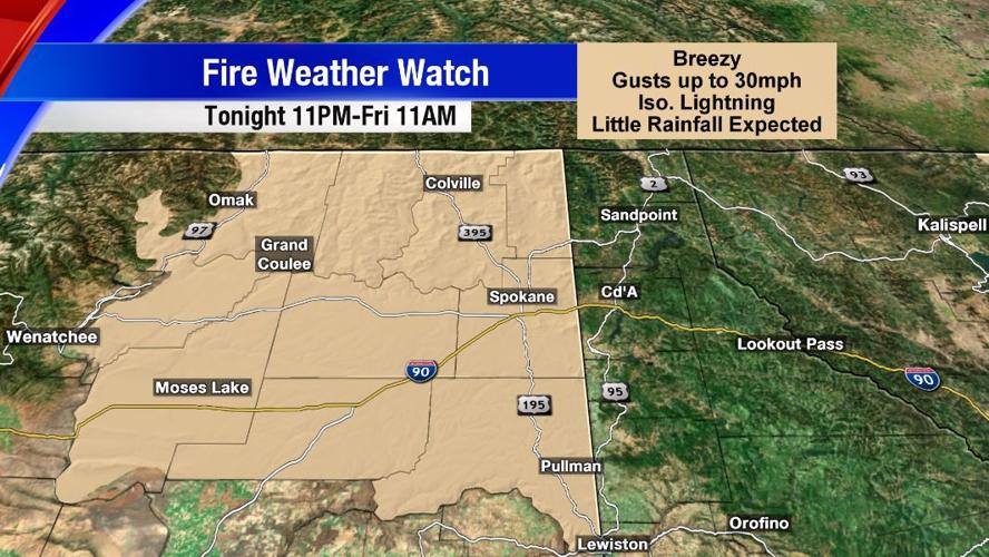 Fire Weather Watch Active Tonight | Spokane News | khq.com