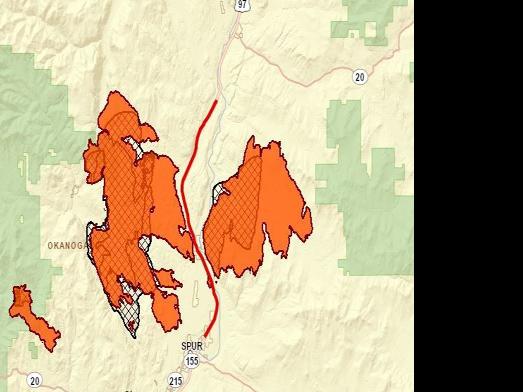 Know Before You Go: Map of road closures due to wildfires | News | khq.com