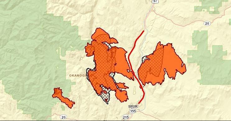 Know Before You Go: Map of road closures due to wildfires | Spokane ...