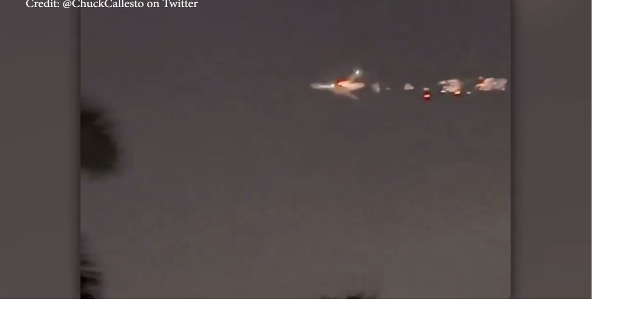 Boeing plane catches on fire shortly after take off | Spokane News ...