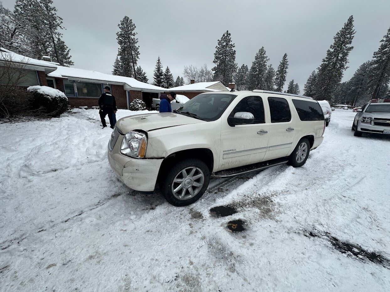 Two Spokane Firetrucks Crash On Icy Hill While Responding To Emergency