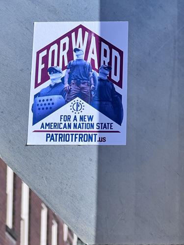 Patriot Front sticker | | khq.com