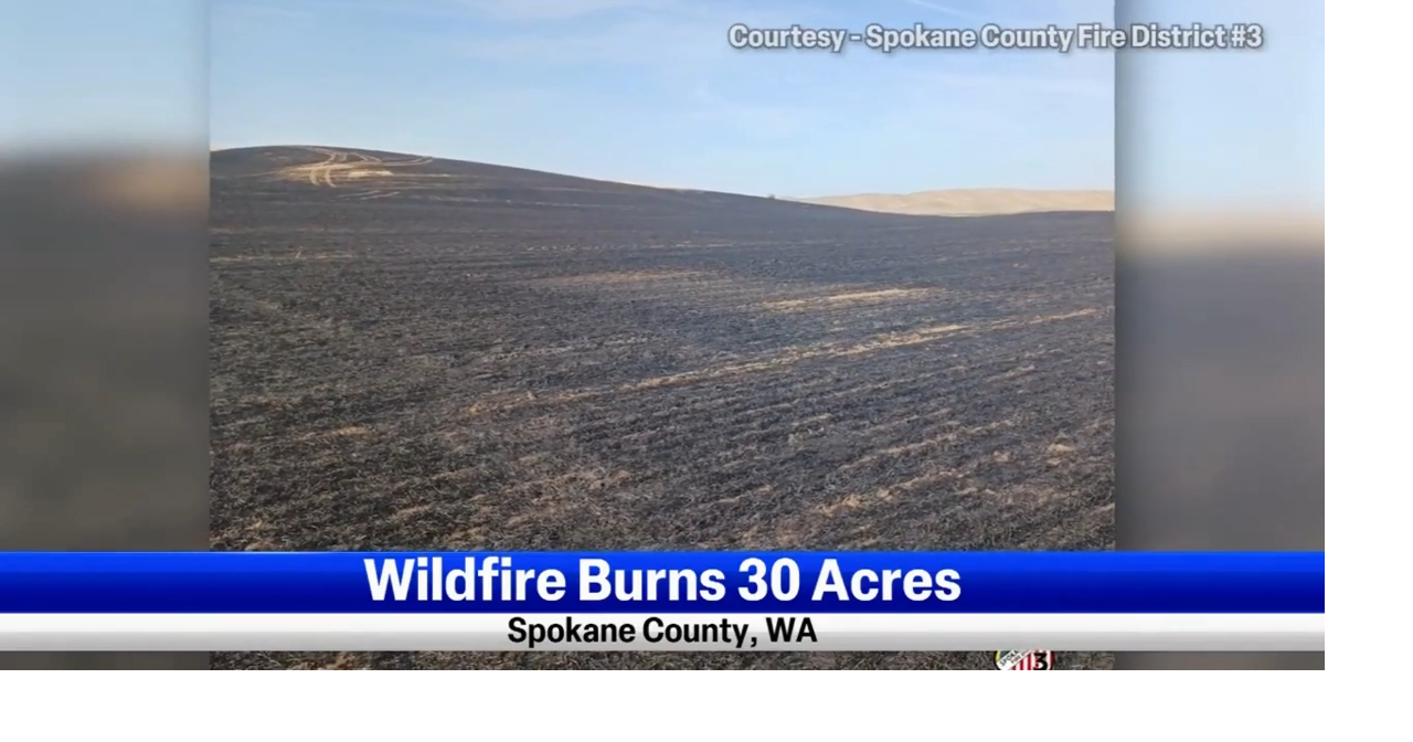Wildfire burns 30 acres in Spokane | Spokane News | khq.com